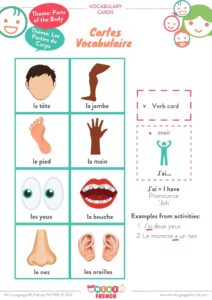 Lesson Pack: Parts of the Body - Les Parties du Corps - Mini Languages